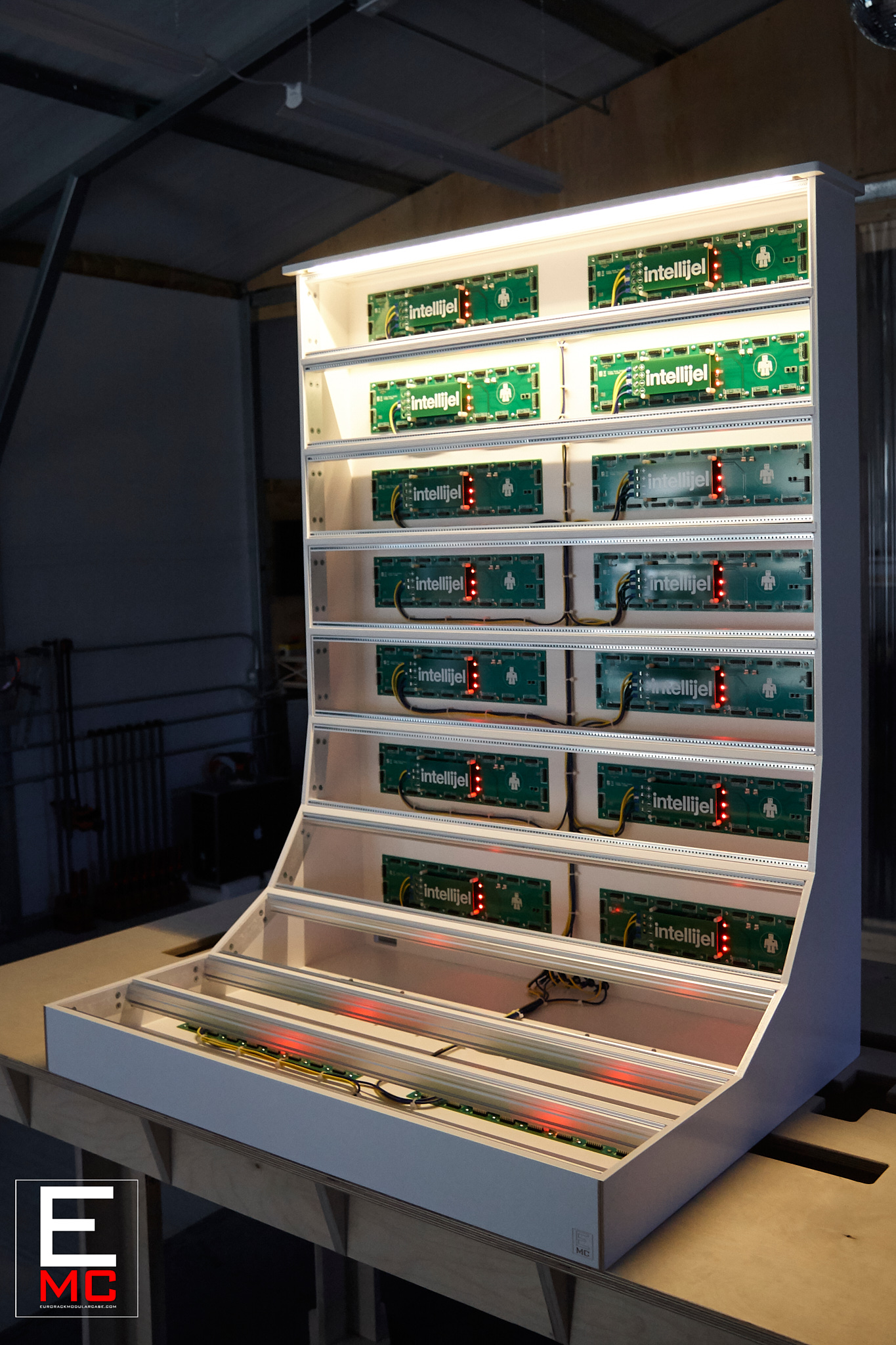 Custom Powered Large Format Eurorack Cases